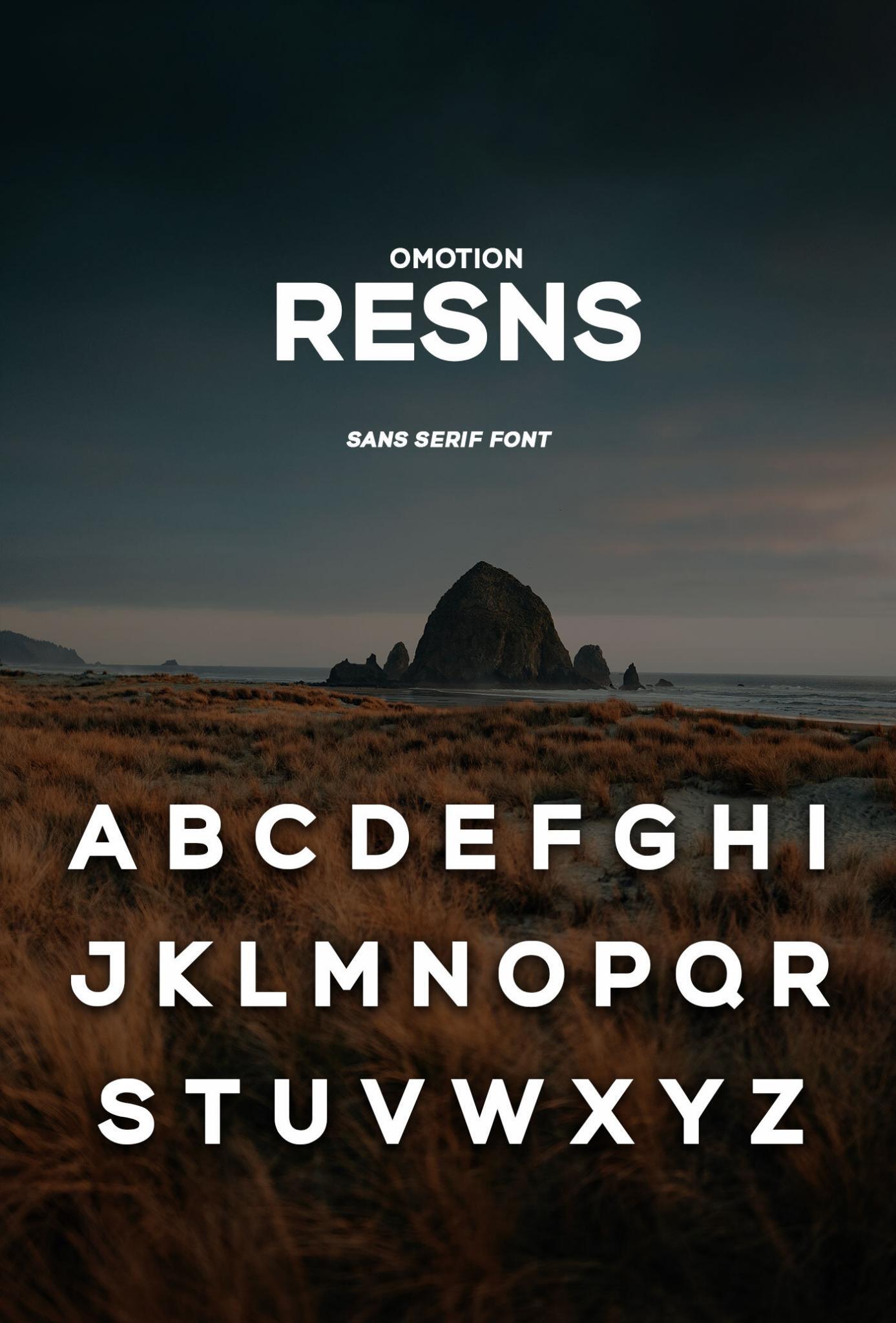 omotion Resns - Free Font