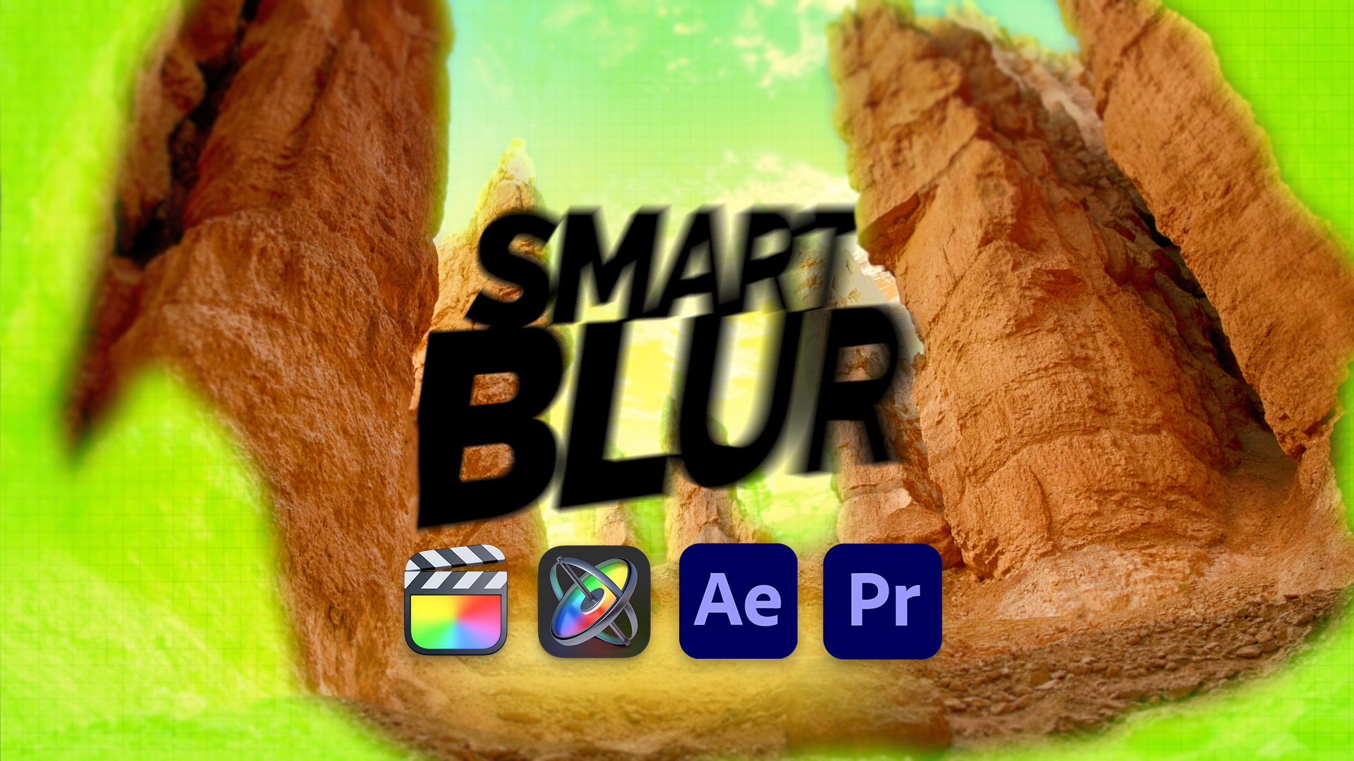 Smart Blur for Premiere Pro, After Effects, Final Cut Pro and Motion - omotion